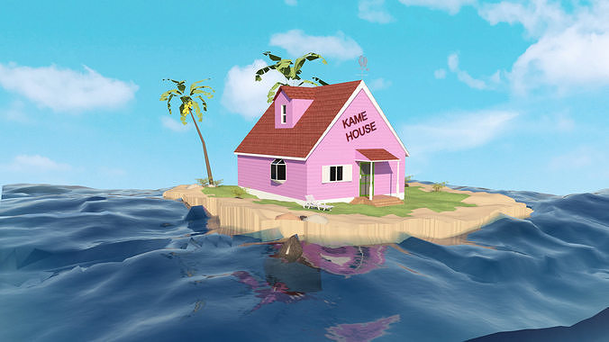 Kame House 3D model | CGTrader