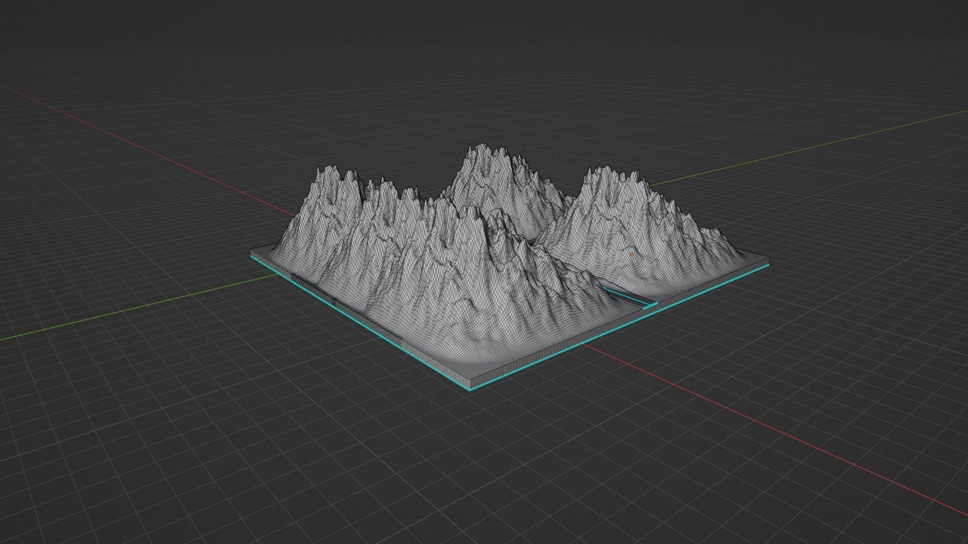 3D model Mountain landscape VR / AR / low-poly | CGTrader