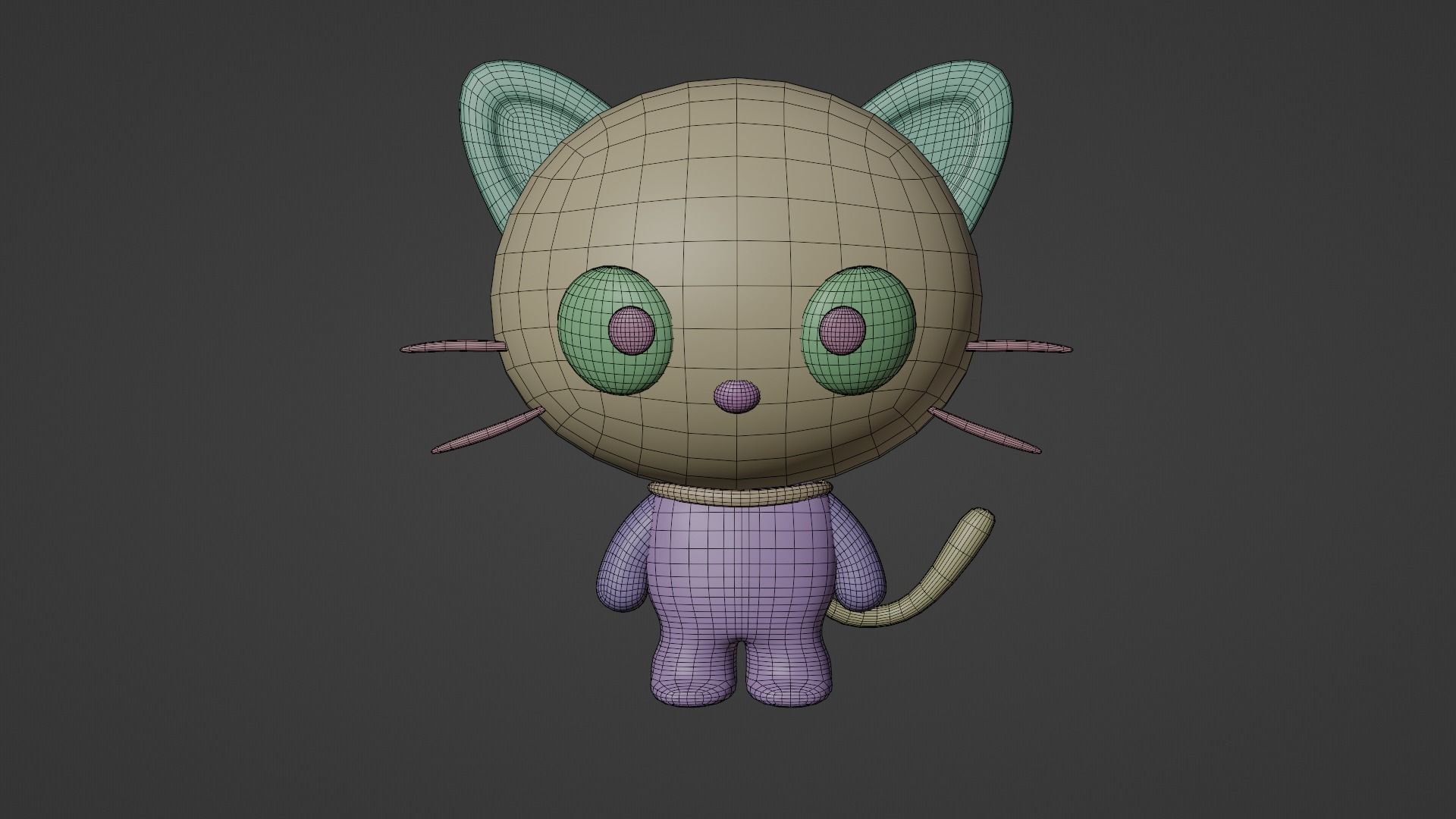 Chococat 3D model | CGTrader