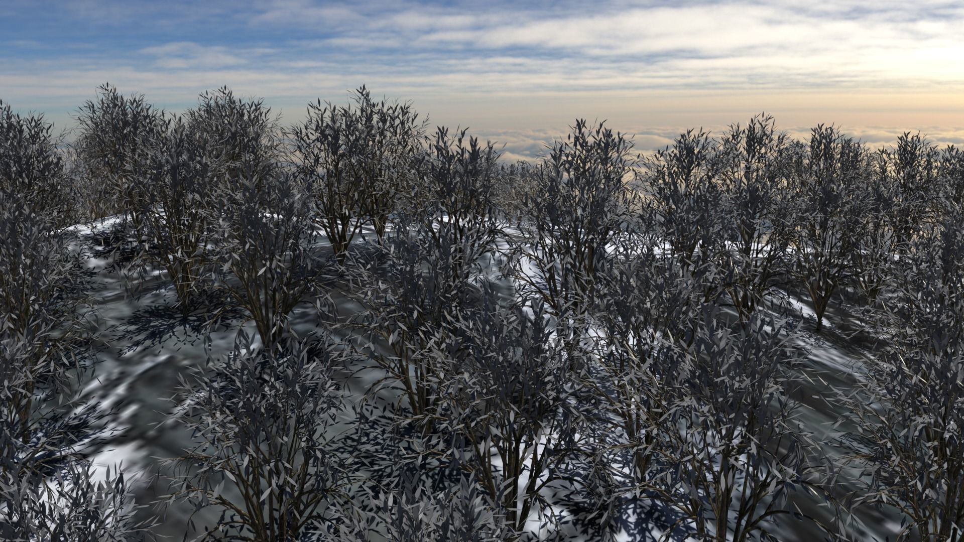 3D model Forest Mountain VR / AR / low-poly | CGTrader