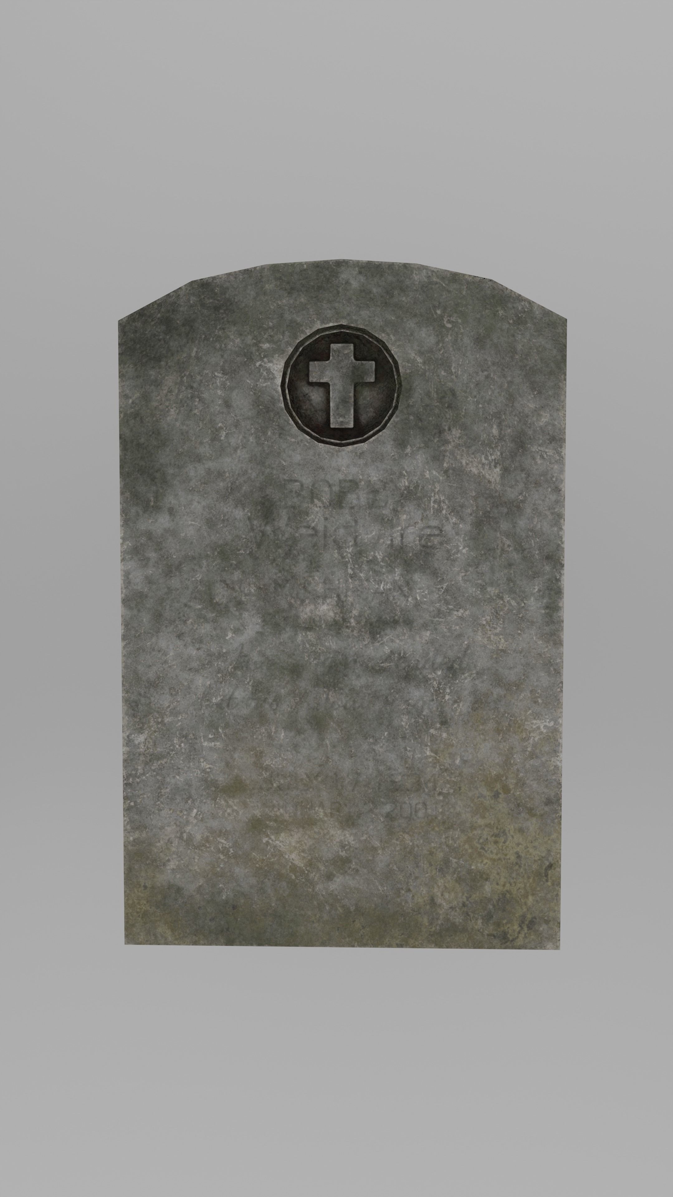 3D model Low Poly Cemetery Prop Collection for Environment Design VR ...