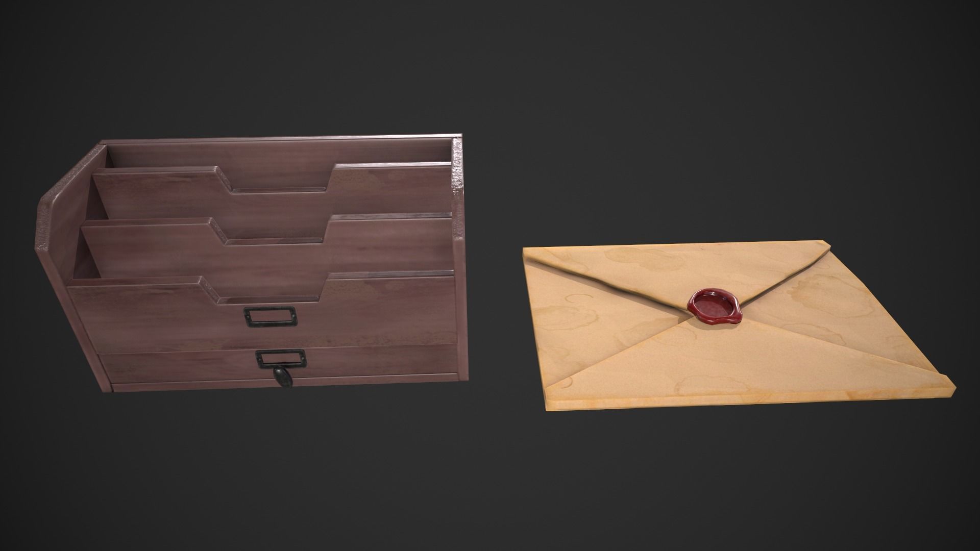 3D model Various Stationery VR / AR / low-poly | CGTrader