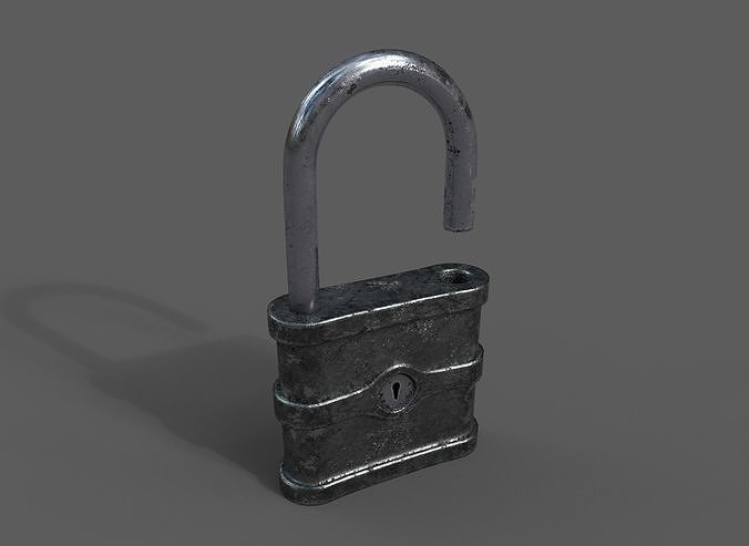3D model Old Padlock VR / AR / low-poly | CGTrader