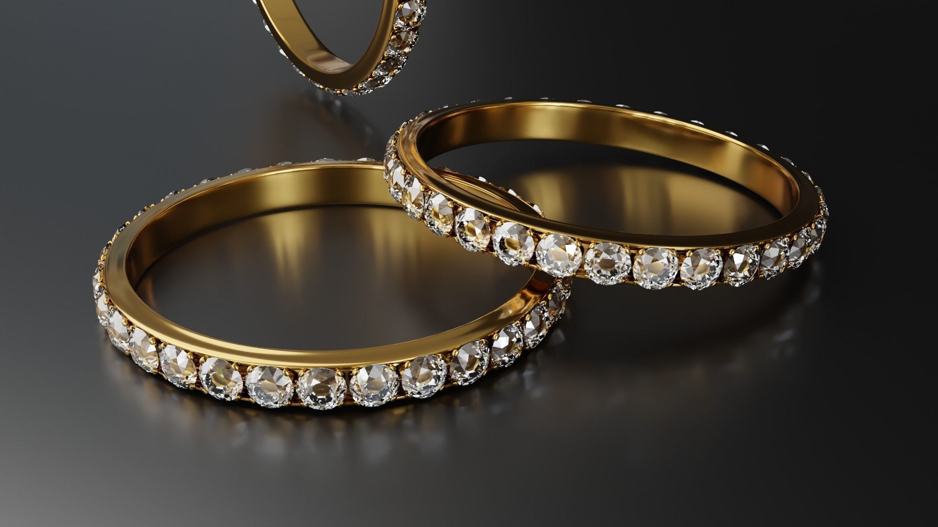 Diamond Ring Concept 3D Model 3D model | CGTrader