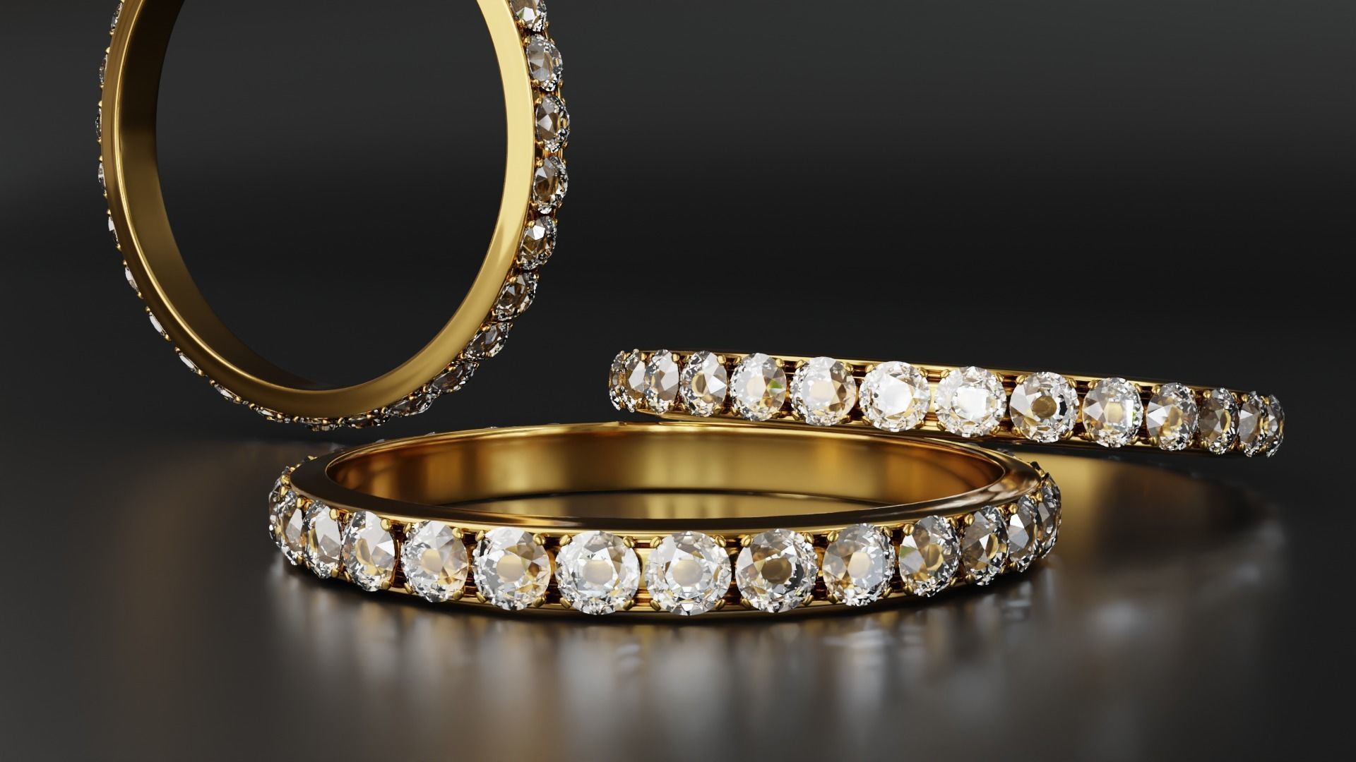 Diamond Ring Concept 3D Model 3D model | CGTrader