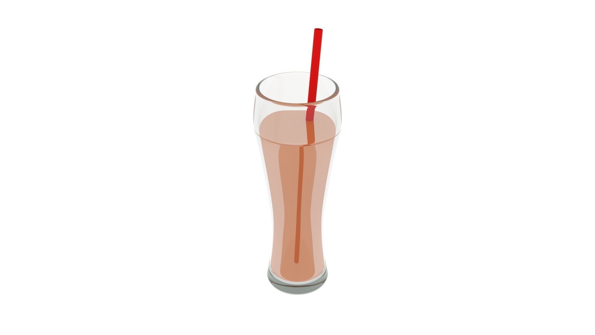 High Glass With Juice 3D model | CGTrader