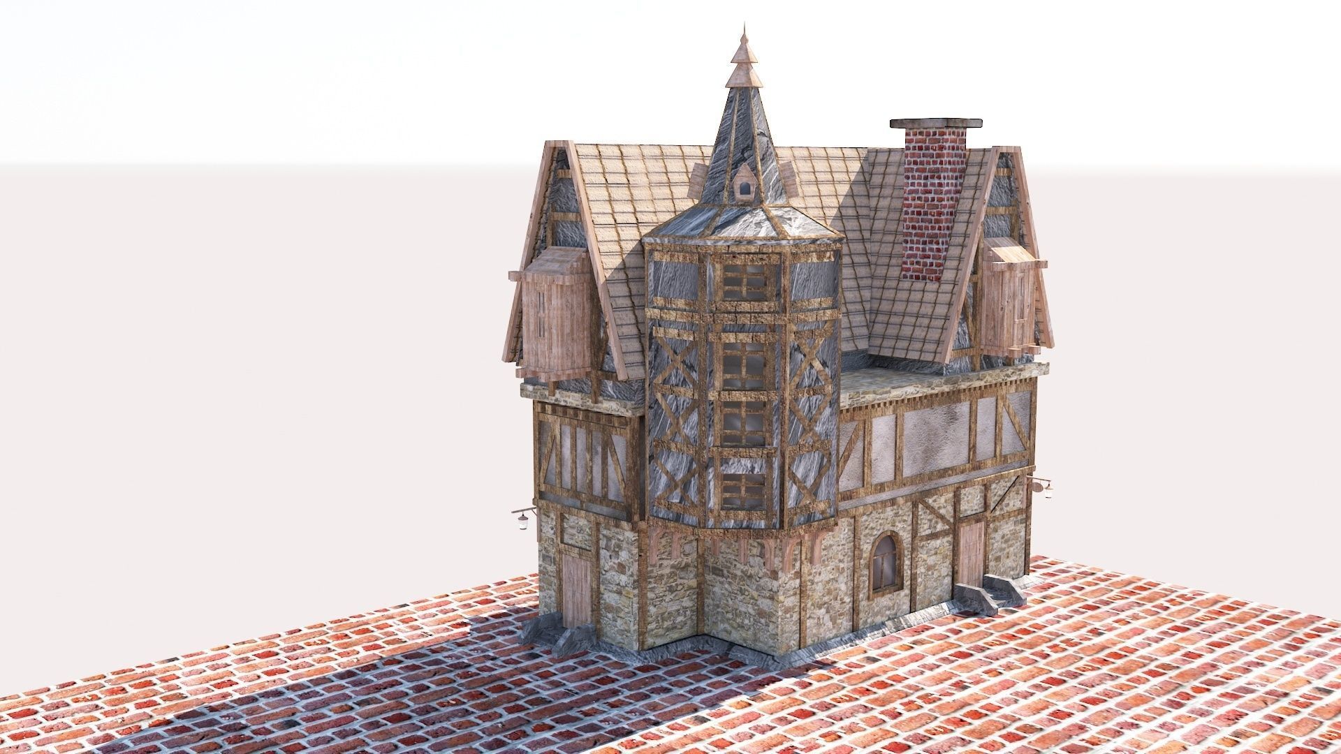 Medieval House 3D model | CGTrader
