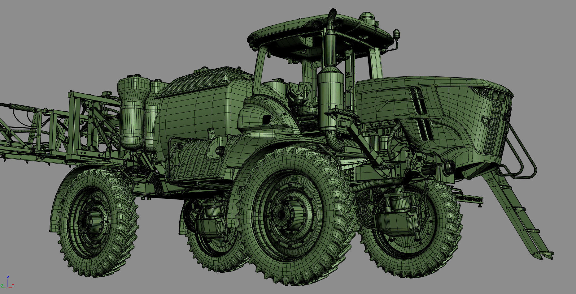 John Deere R4045 Sprayer 3D model | CGTrader
