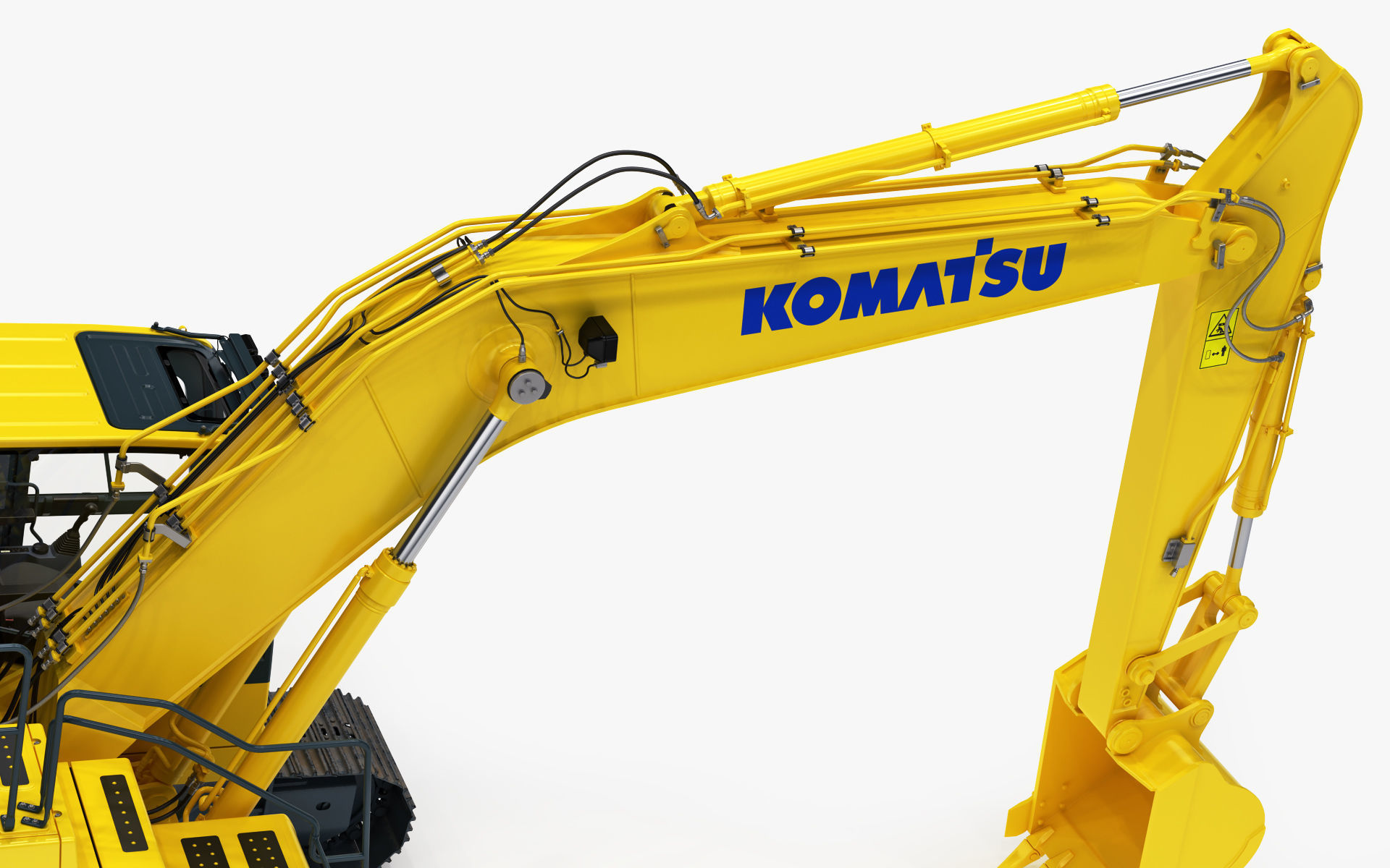 Komatsu PC210LC Crawler Excavator 3D model | CGTrader