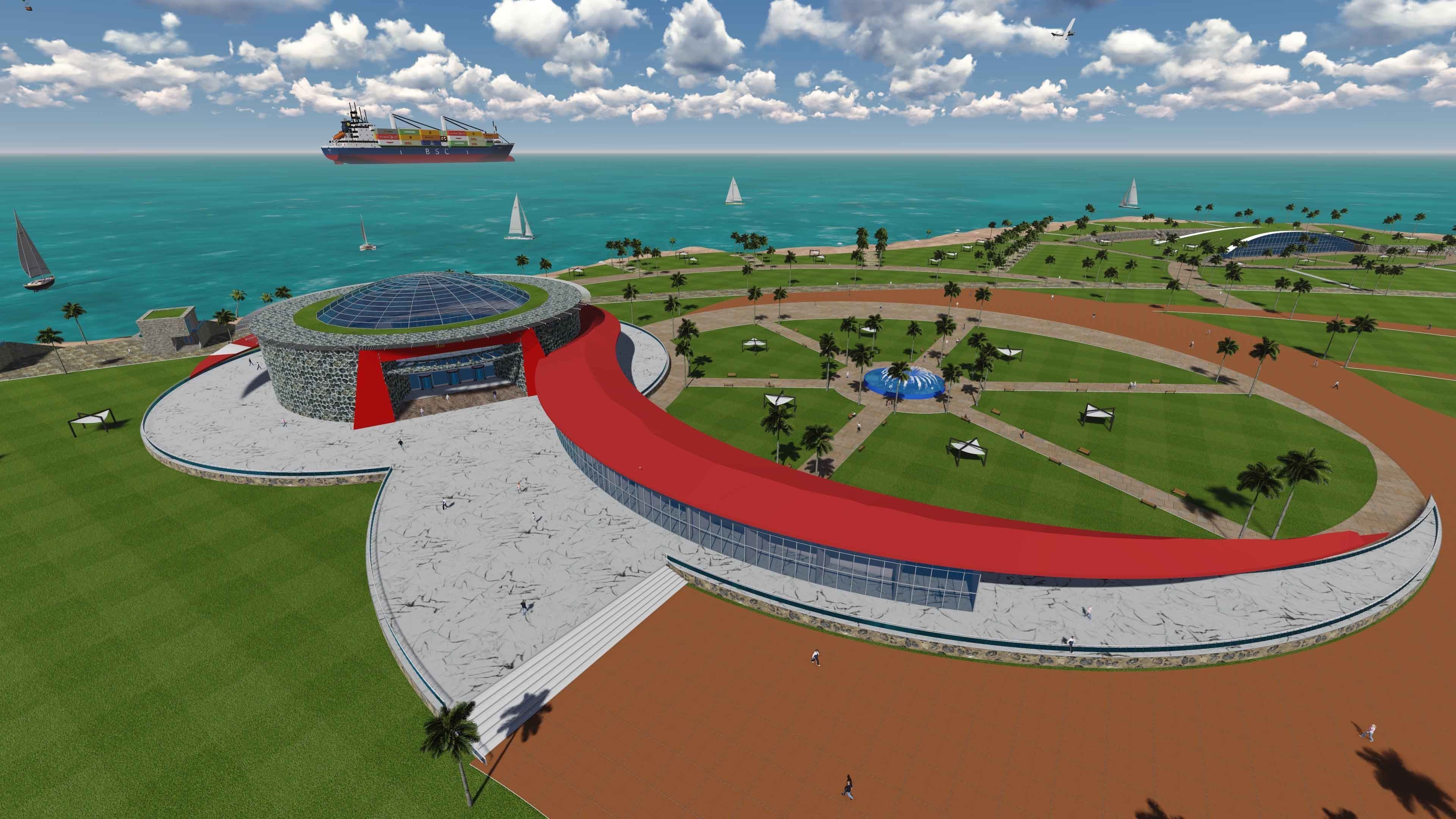 island resort 3D model | CGTrader