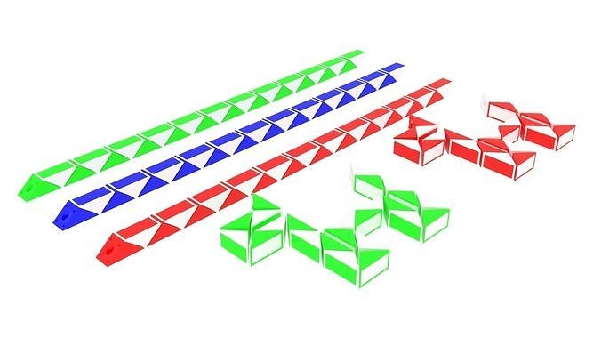Snake Puzzles 3D model | CGTrader