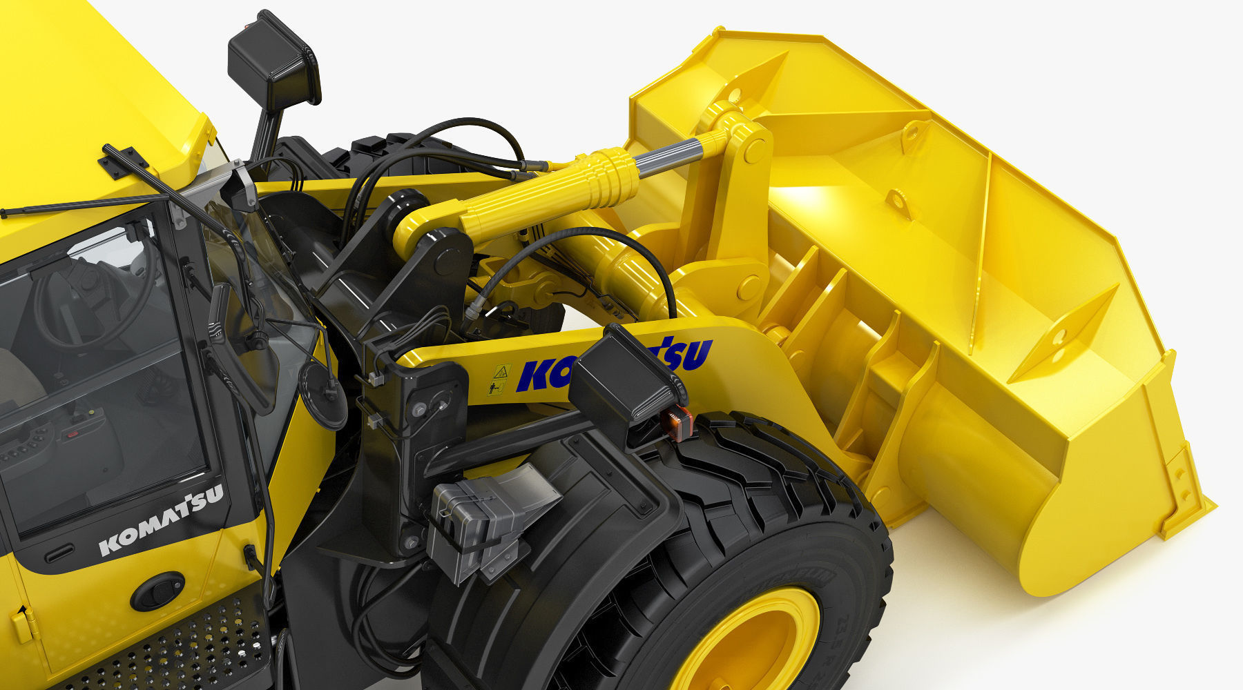 Wheel Loader Komatsu WA380-8 3D model | CGTrader