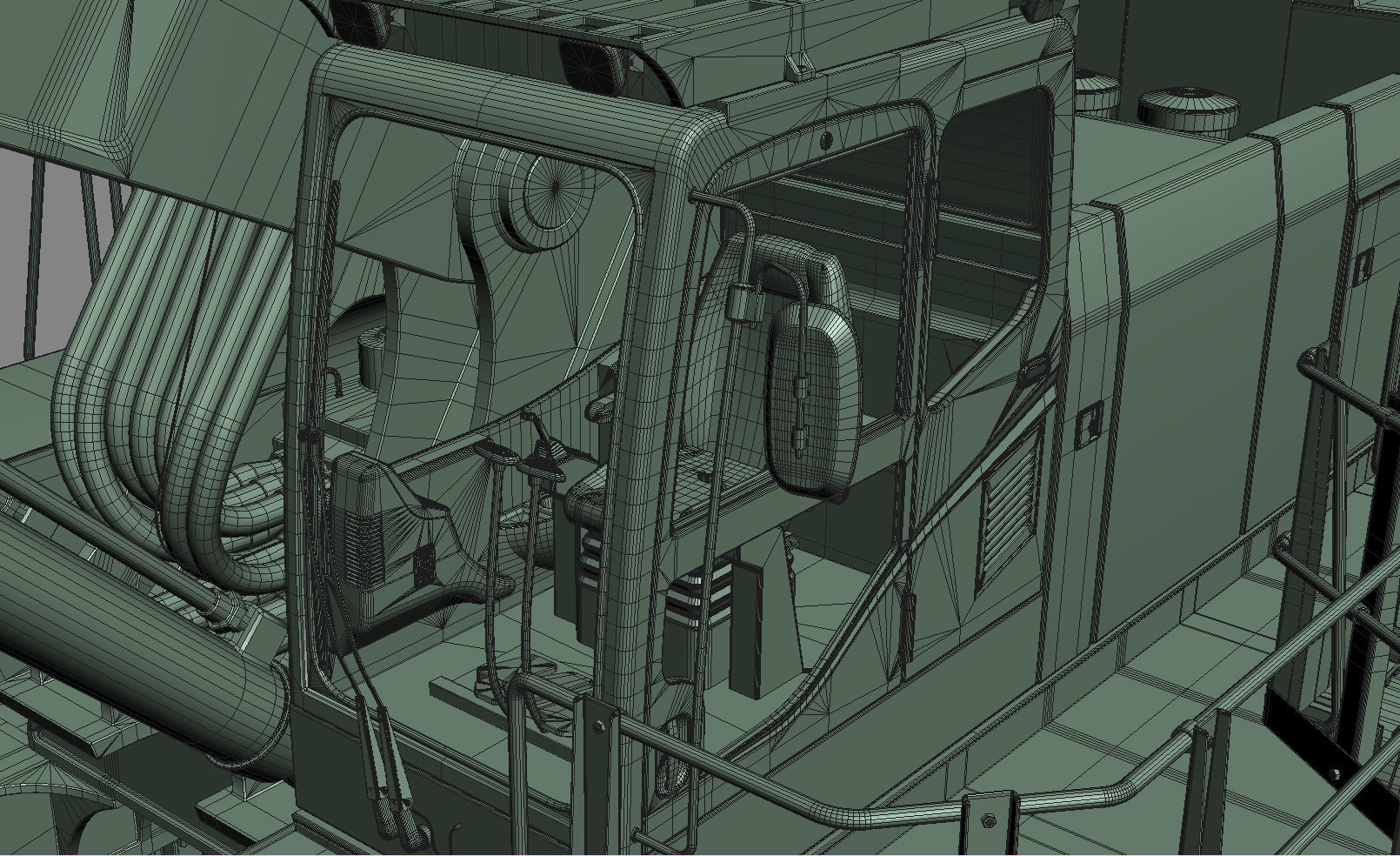 Tracked Excavator Komatsu PC1250 3D model | CGTrader