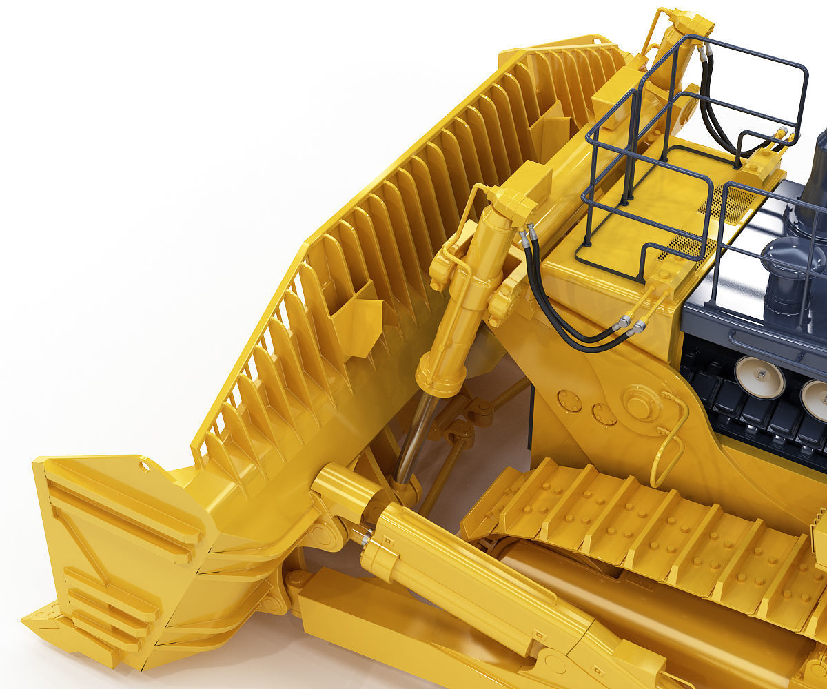 Super dozer Komatsu d575 3D model | CGTrader