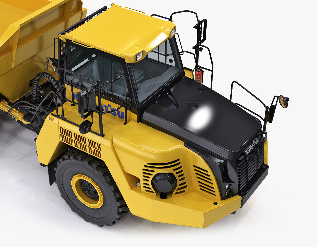 Articulated Truck Komatsu HM300 3D model | CGTrader