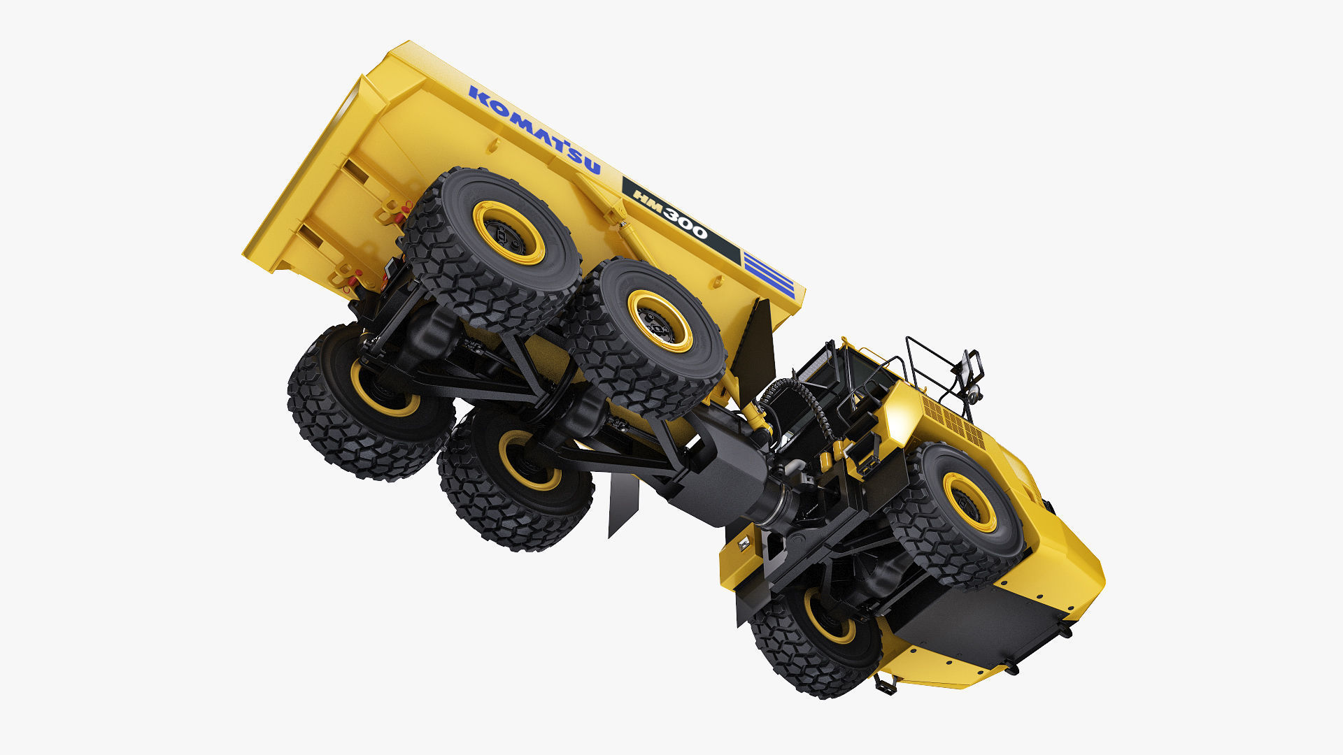 Articulated Truck Komatsu HM300 3D model | CGTrader
