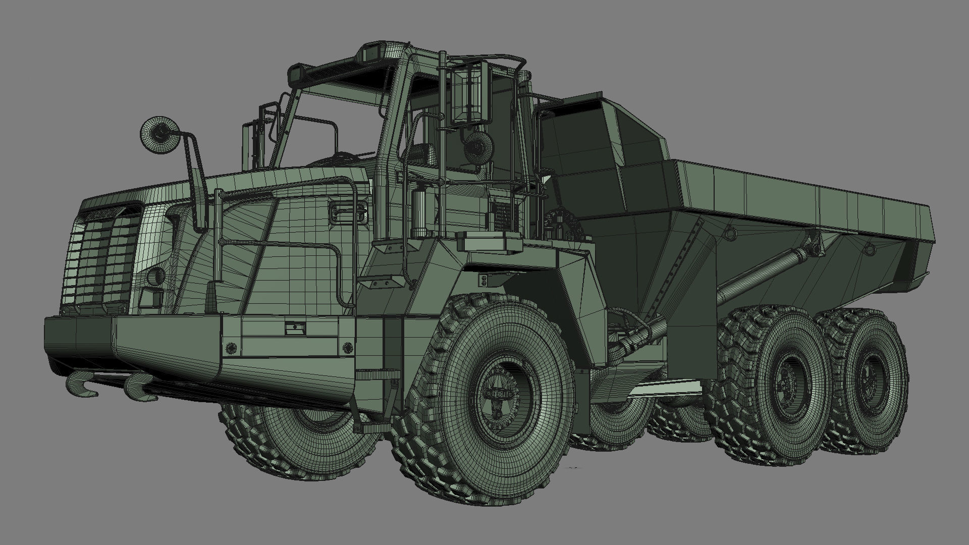 Articulated Truck Komatsu HM300 3D model | CGTrader