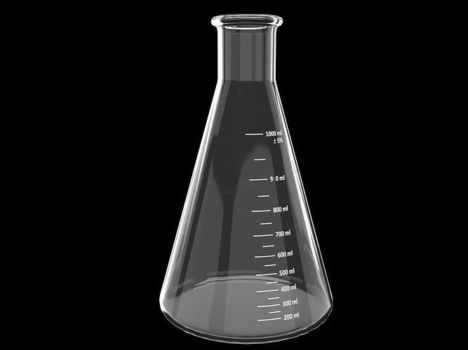 3d Graphic For Erlenmeyer Flask
