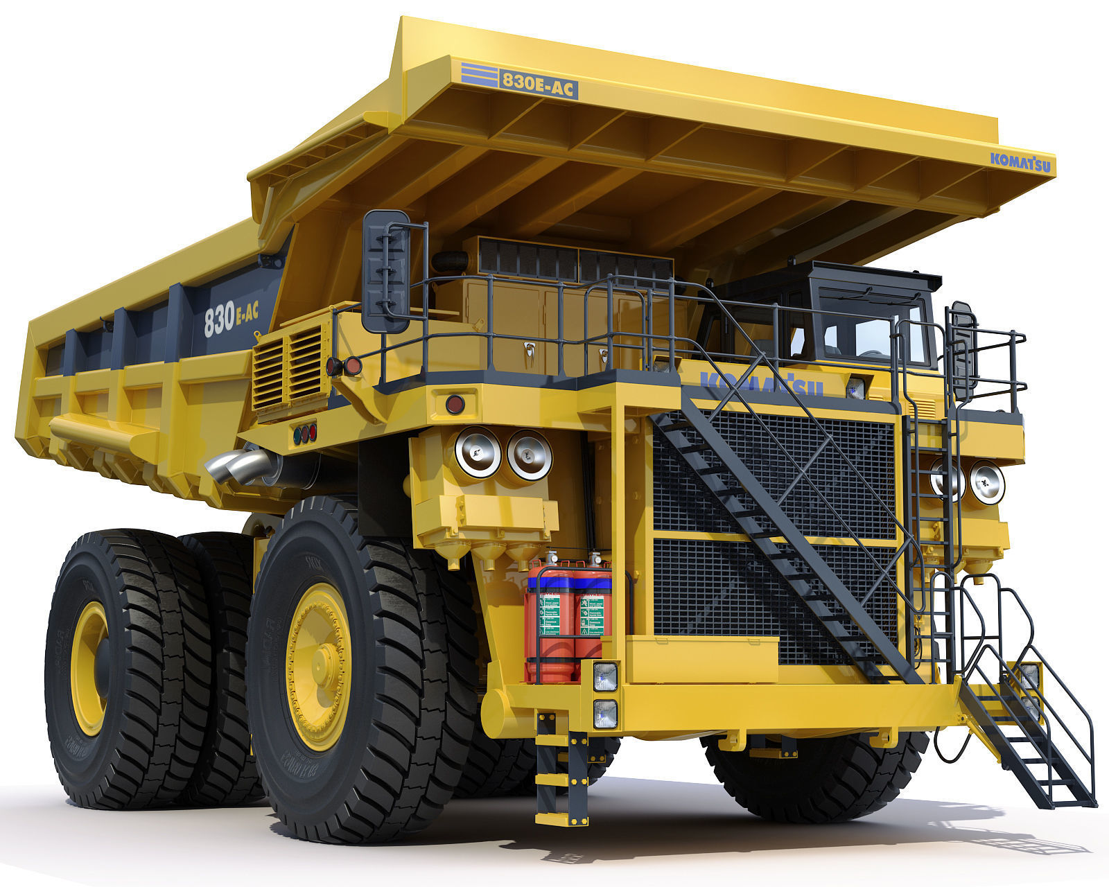 Mining dump truck Komatsu 830E-AC 3D model | CGTrader