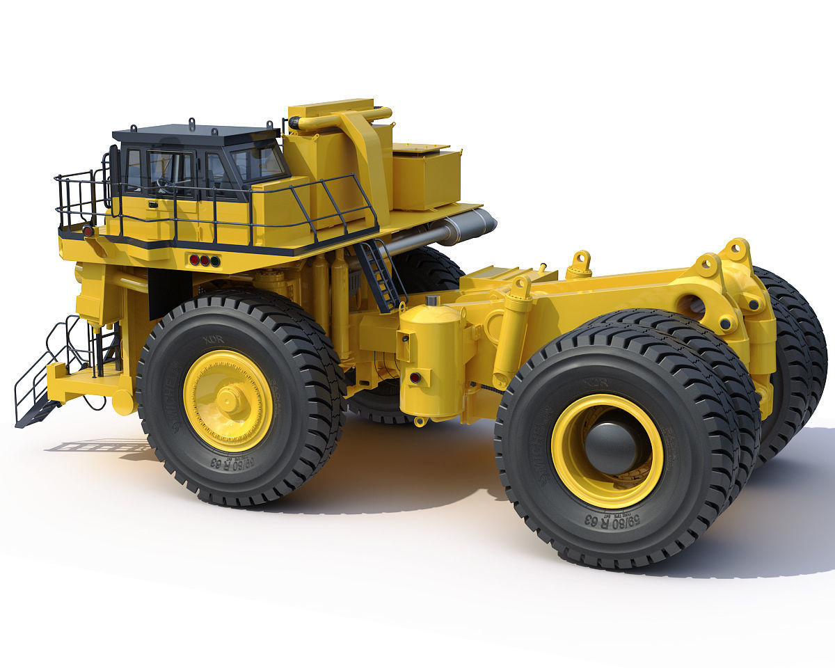 Mining dump truck Komatsu 830E-AC 3D model | CGTrader