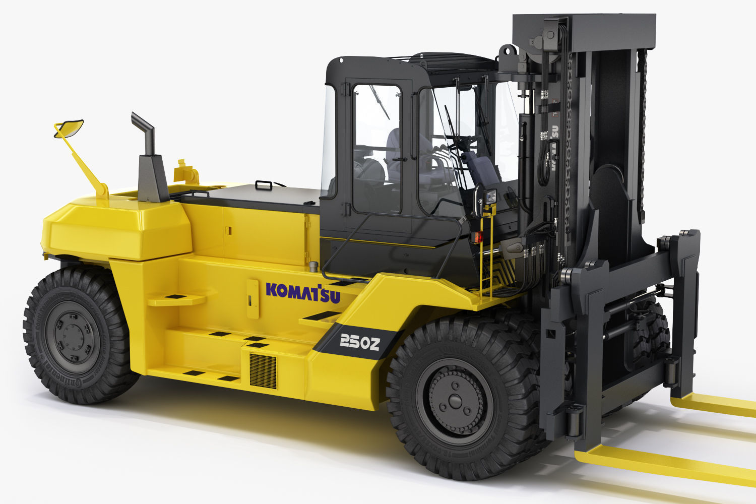 Forklift Komatsu GX20 3D model | CGTrader