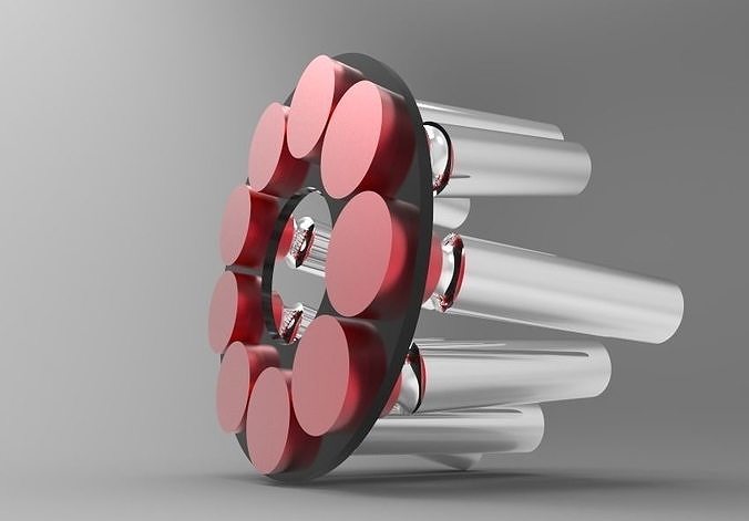 AXIAL PISTON PUMP 3D model | CGTrader