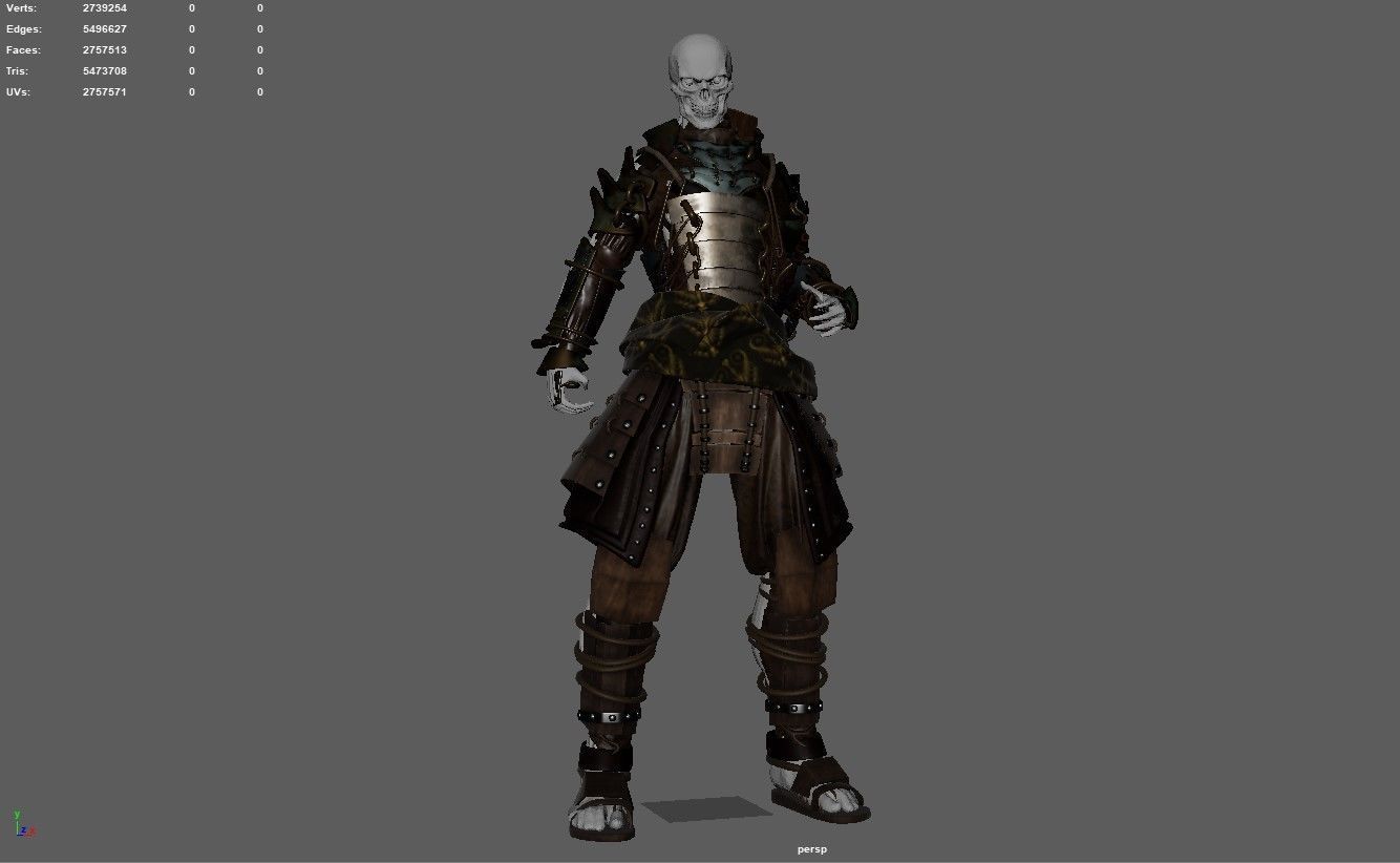 Samurai Cloth 3D model | CGTrader