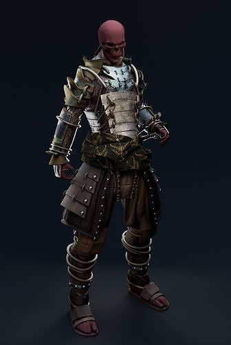 Samurai Cloth 3D model | CGTrader