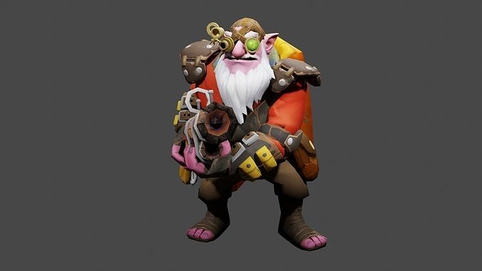 3D model Kardel Sharpeye - sniper VR / AR / low-poly | CGTrader