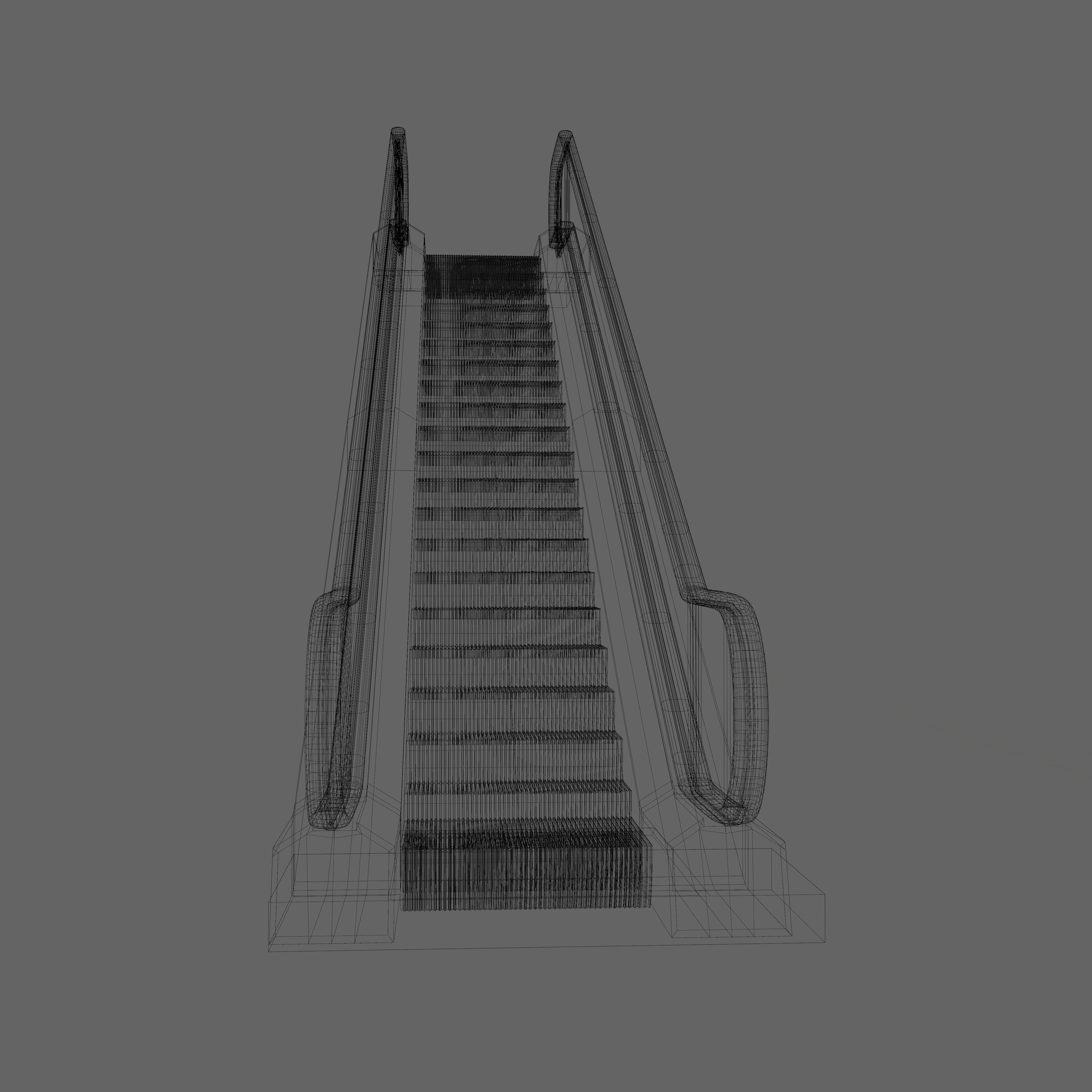 3D model Escalator animated VR / AR / low-poly | CGTrader