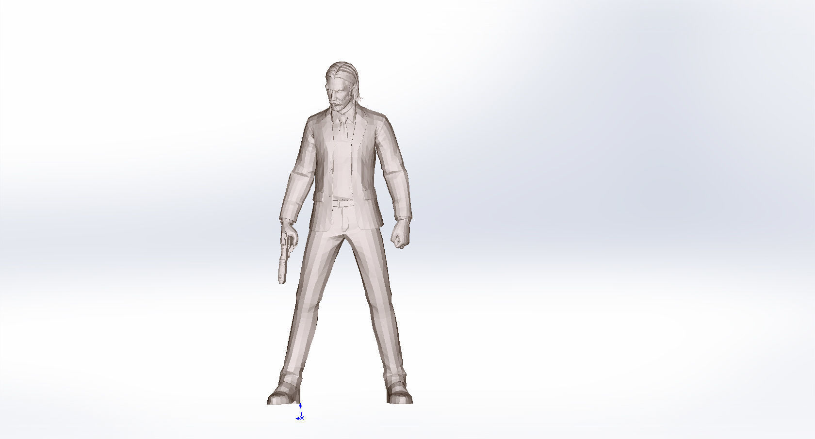 Keanu reeves 3D model 3D printable | CGTrader