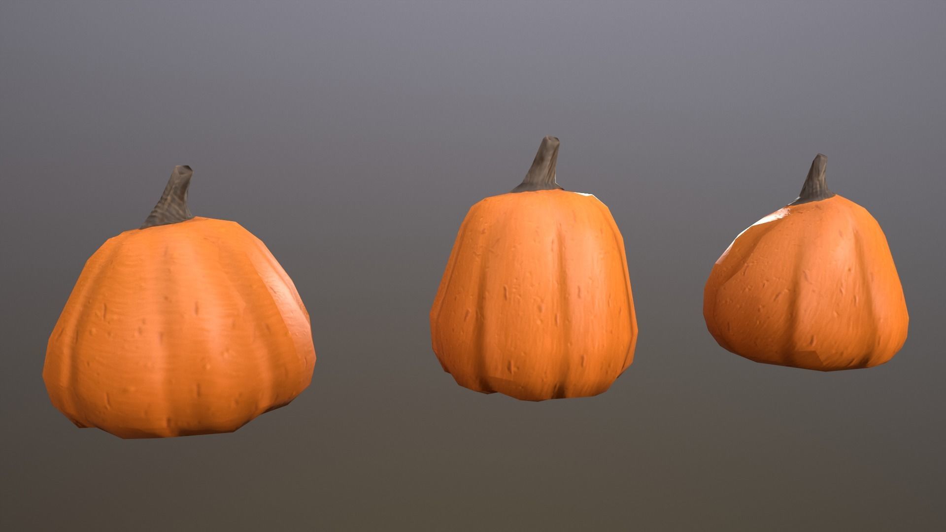 3D model Pumpkin asset VR / AR / low-poly | CGTrader