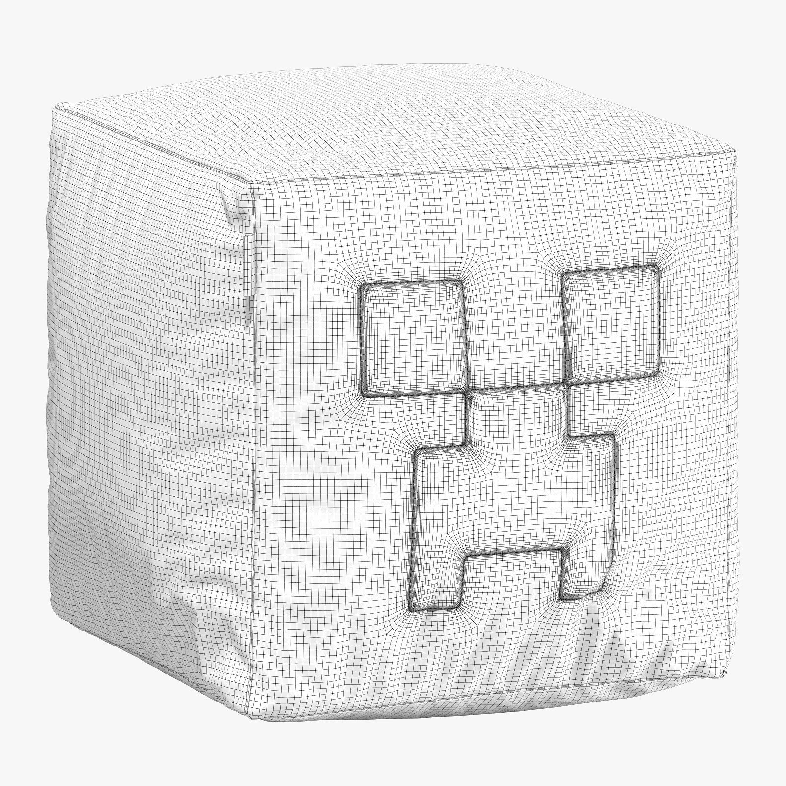 minecraft ottoman set 001 3D model | CGTrader