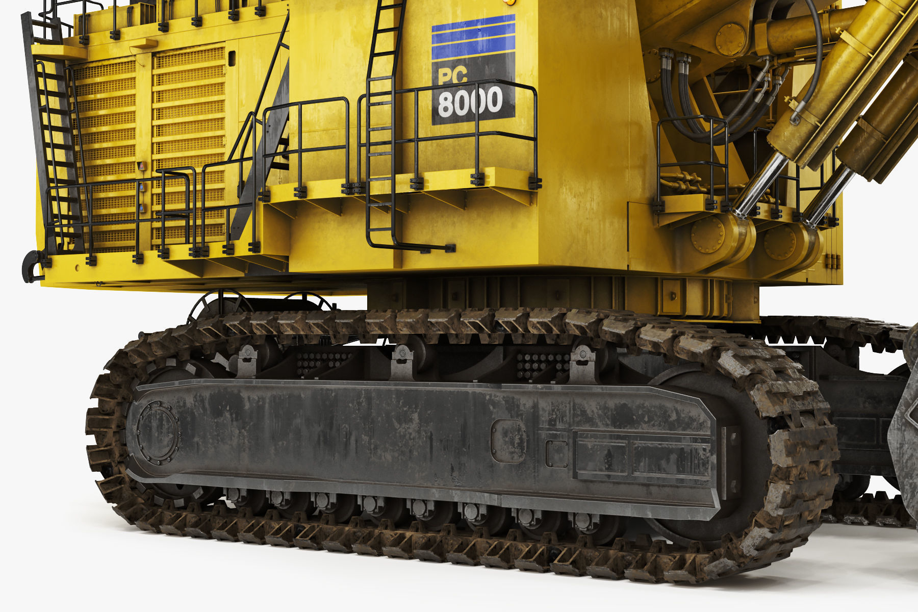 Mining Excavator Komatsu PC8000-6 Loading Shovel 3D model | CGTrader