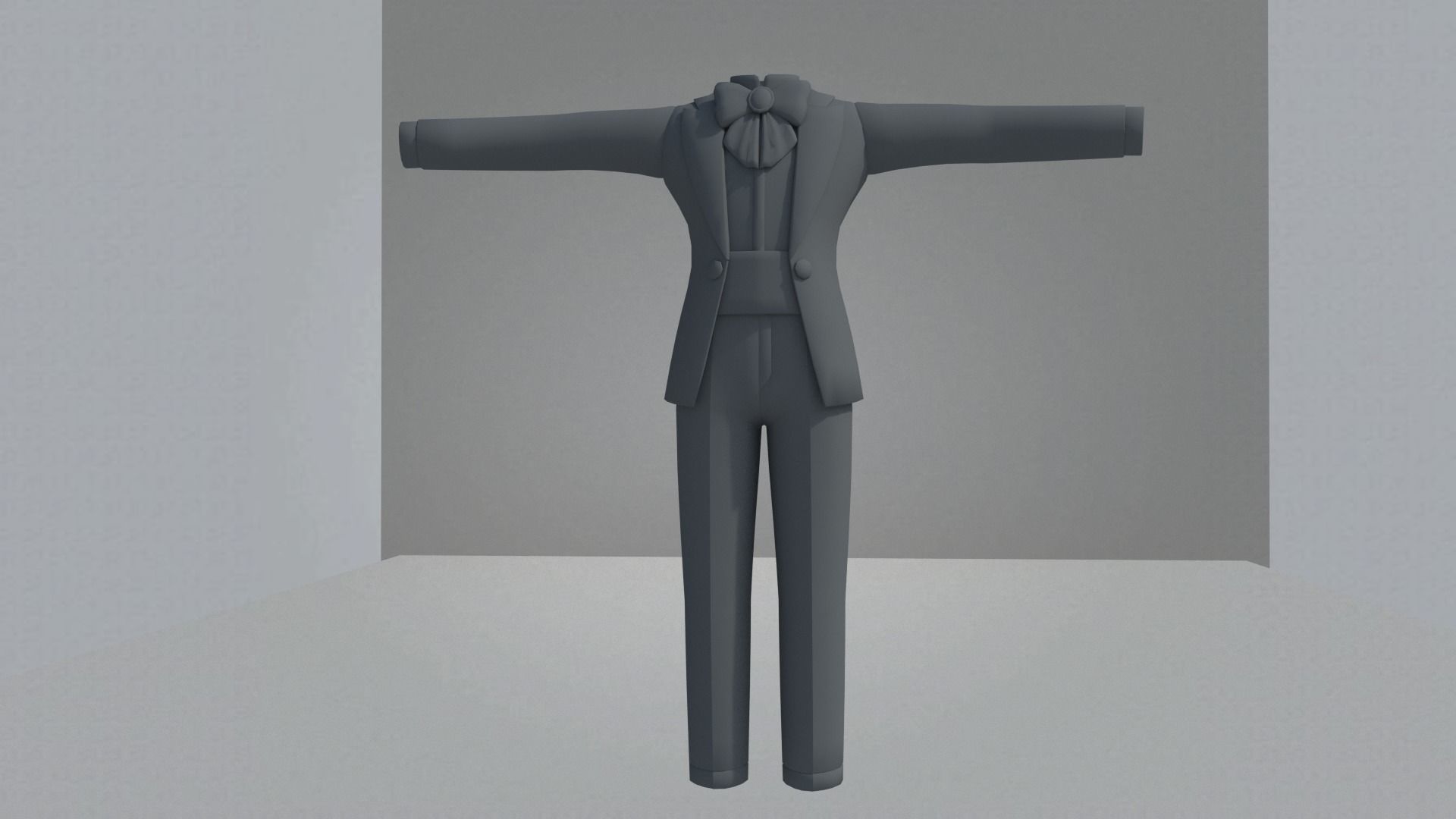 Warm color gorgeous pattern pastries cartoon clothing suits 3D model ...