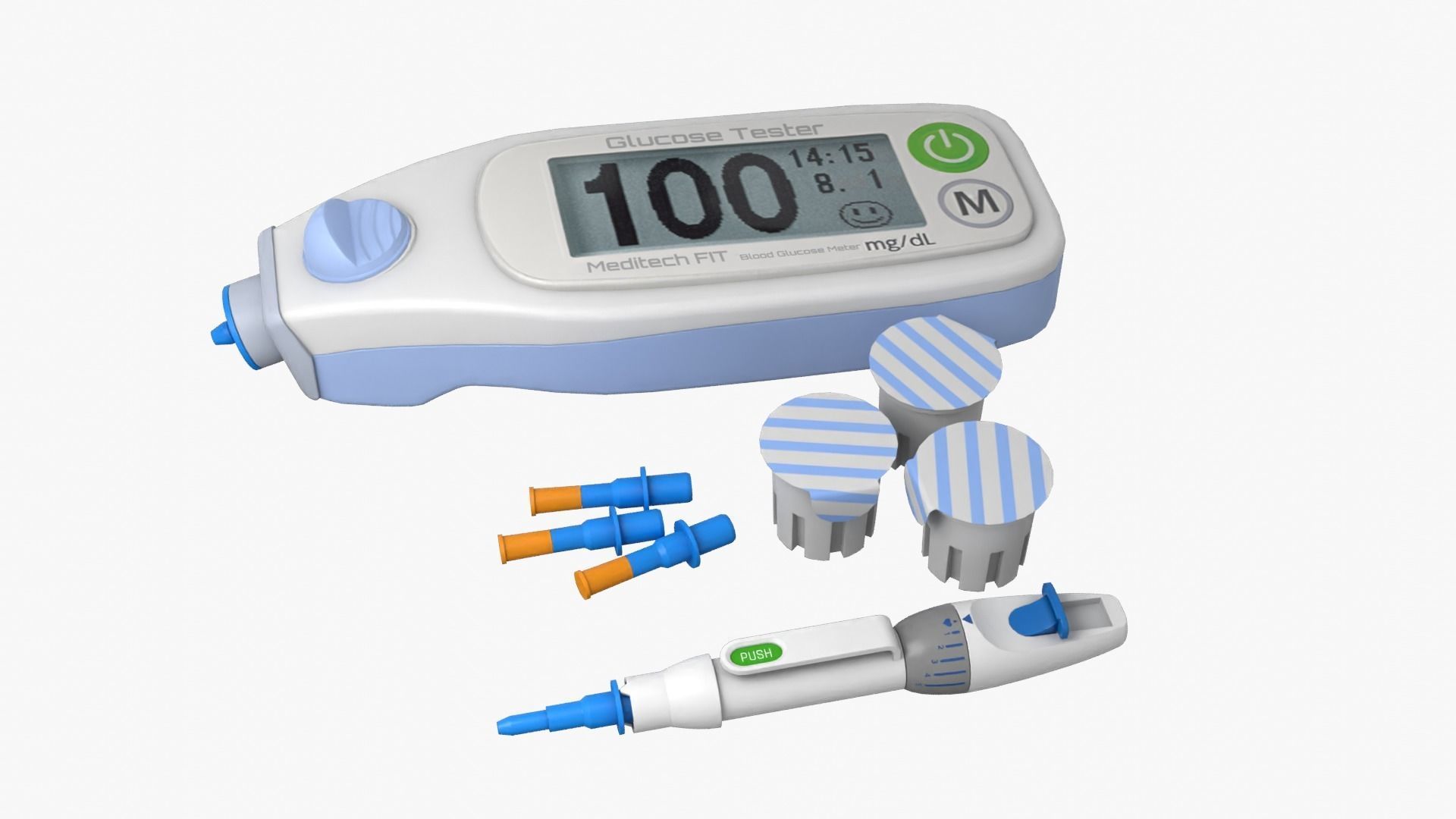 3D model Glucose Meter VR / AR / low-poly | CGTrader