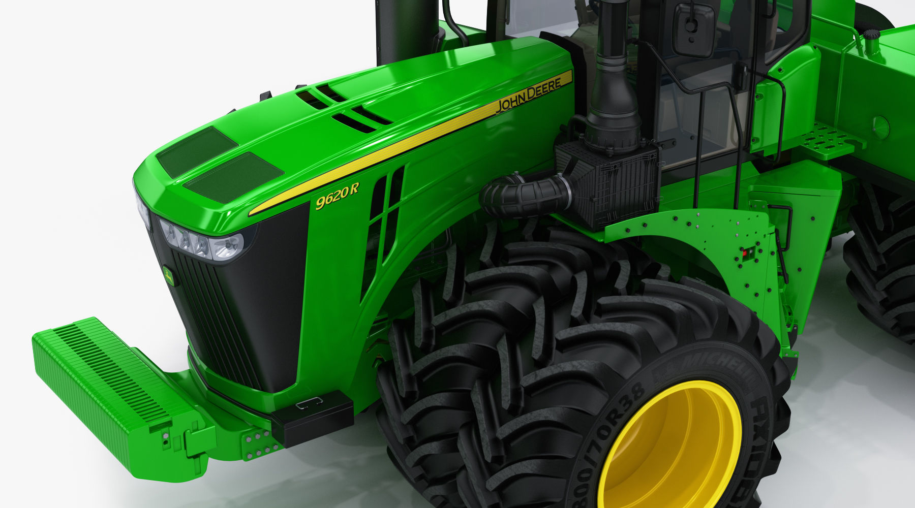 John Deere 9620R Power Tractor 3D model | CGTrader