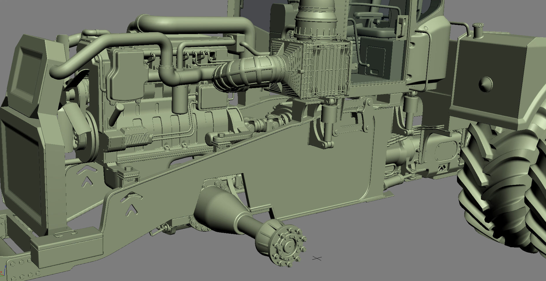 John Deere 9620R Power Tractor 3D model | CGTrader