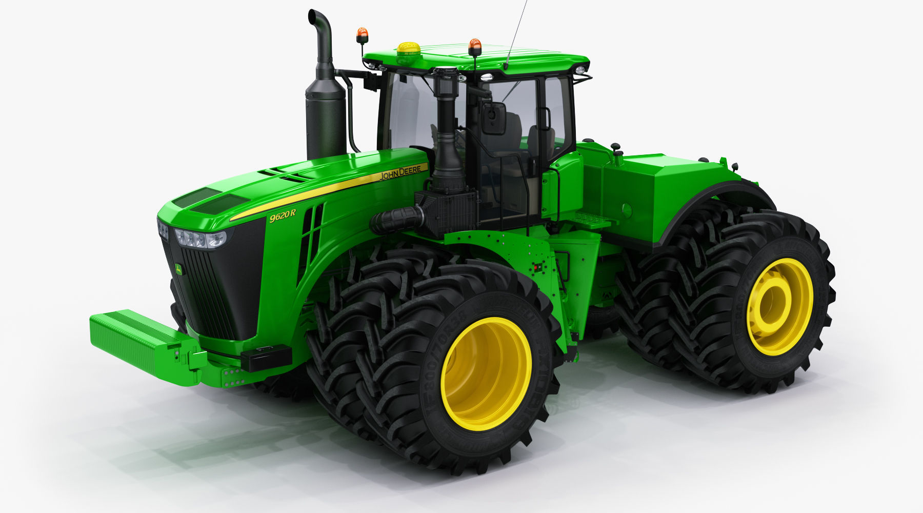 John Deere 9620R Power Tractor 3D model | CGTrader