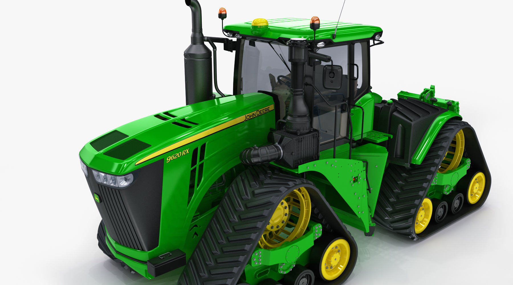 John Deere 9620 RX Tracked Power Tractor 3D model | CGTrader