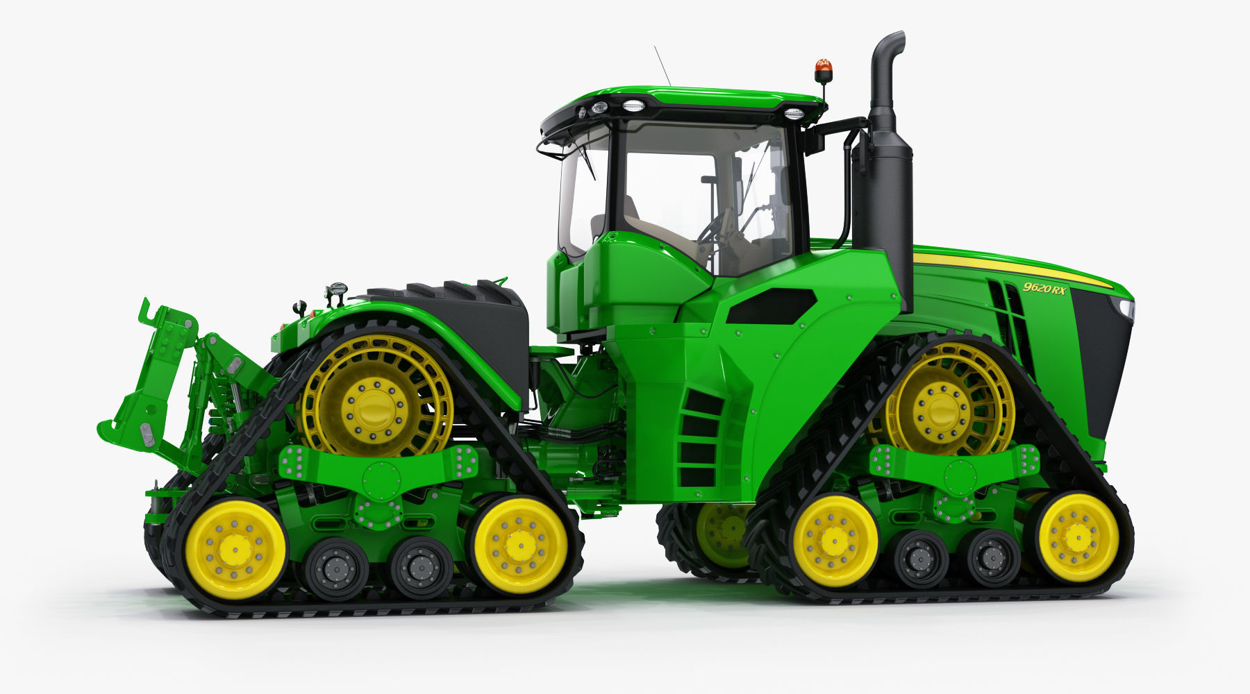 John Deere 9620 RX Tracked Power Tractor 3D model | CGTrader