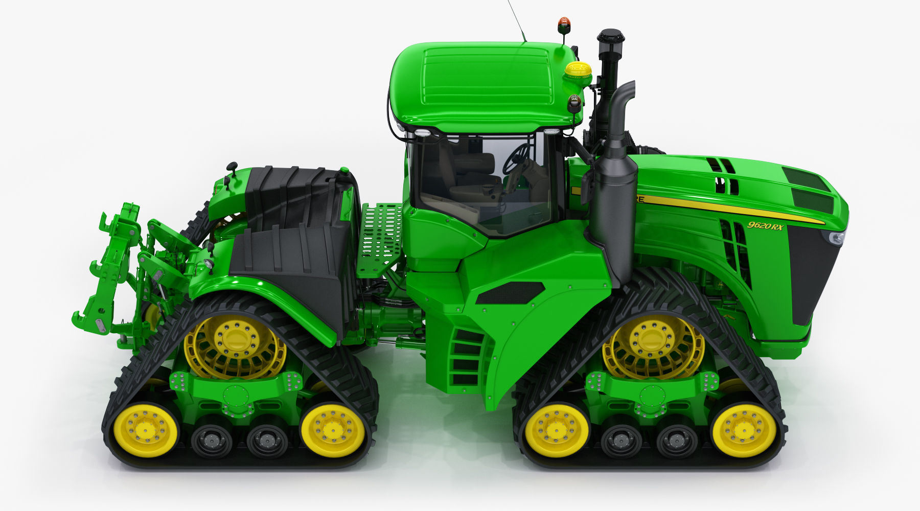 John Deere 9620 RX Tracked Power Tractor 3D model | CGTrader