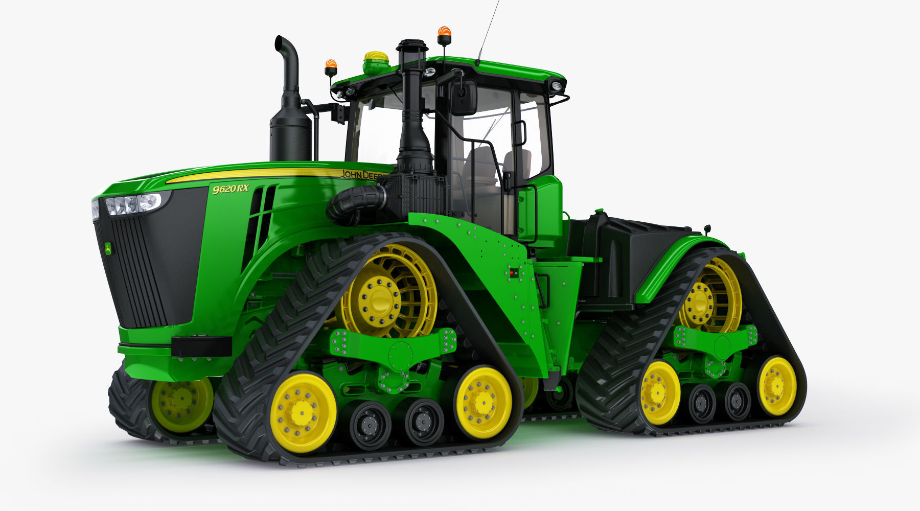 John Deere 9620 RX Tracked Power Tractor 3D model | CGTrader