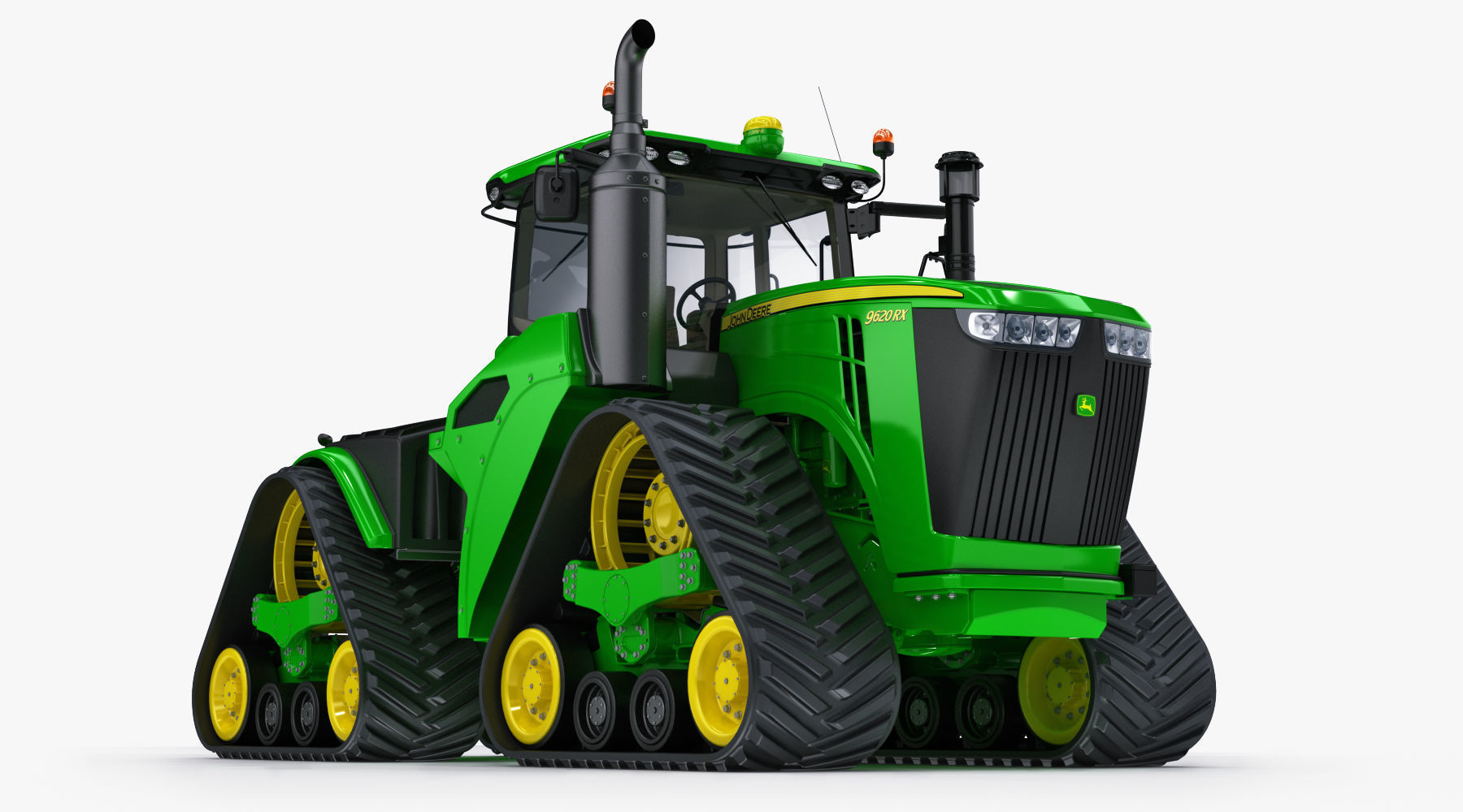 John Deere 9620 RX Tracked Power Tractor 3D model | CGTrader