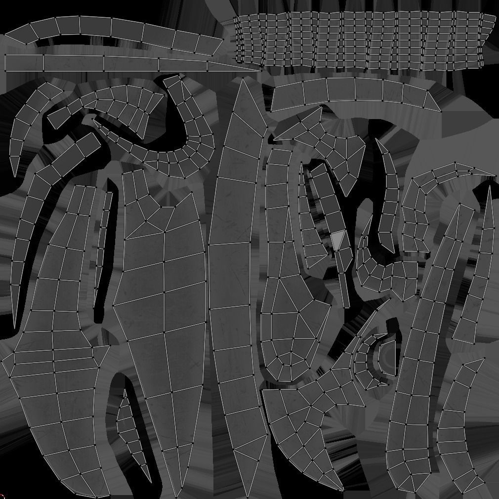 3D model Stylized Fantasy Sword for Games Engine Bladed Melee Weapon VR ...