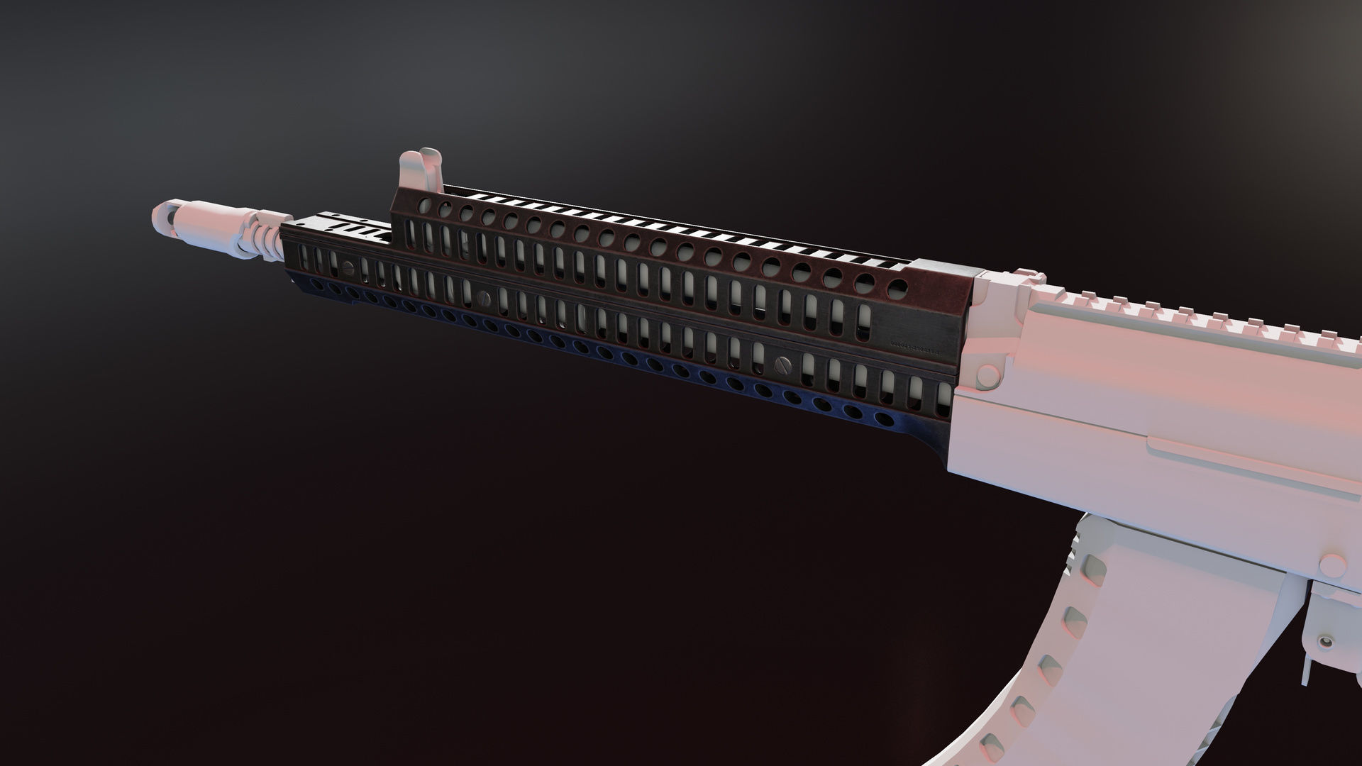 3D model Zenitco Sport 12U Handguard VR / AR / low-poly | CGTrader