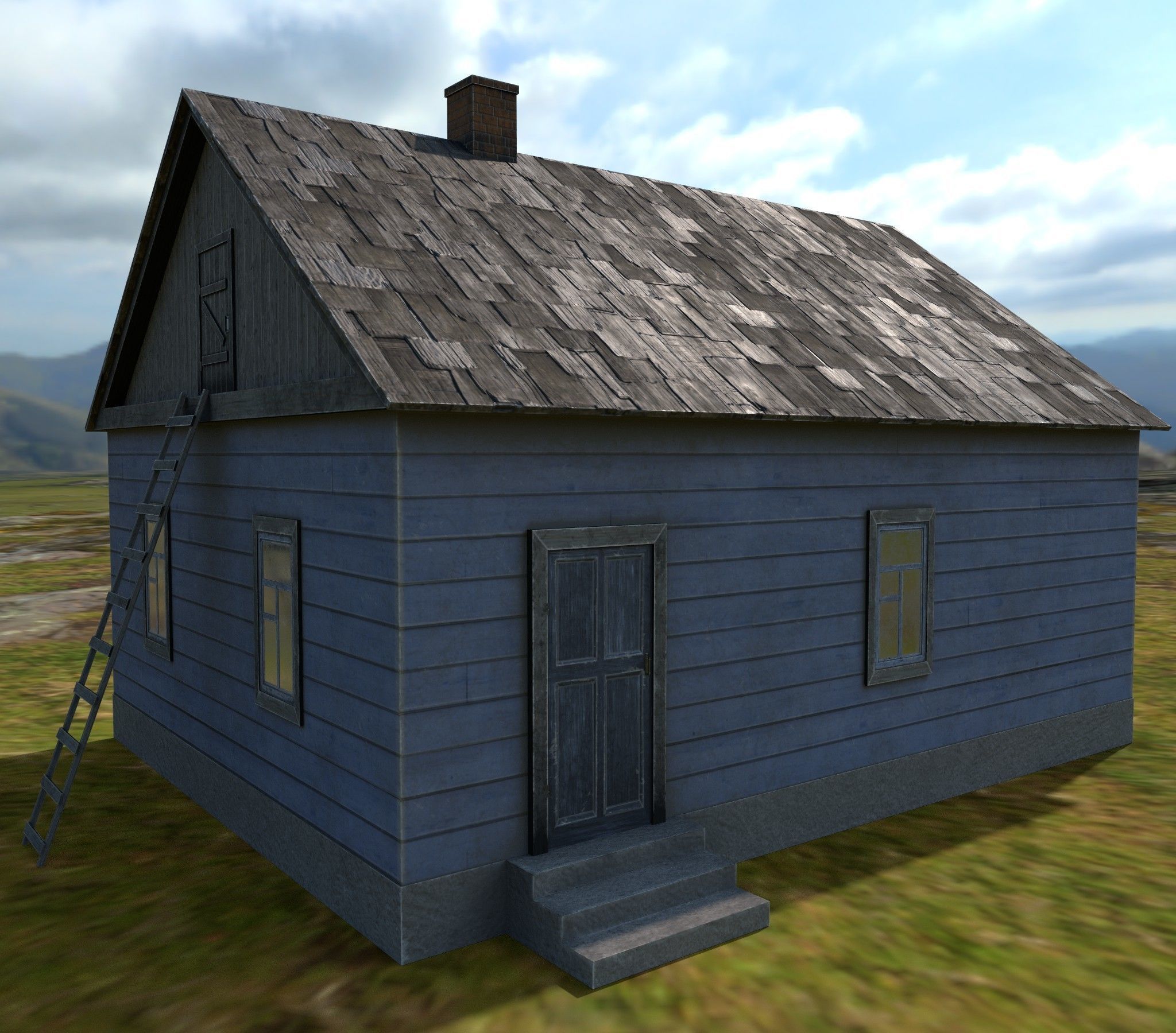 Village building I 3D model | CGTrader