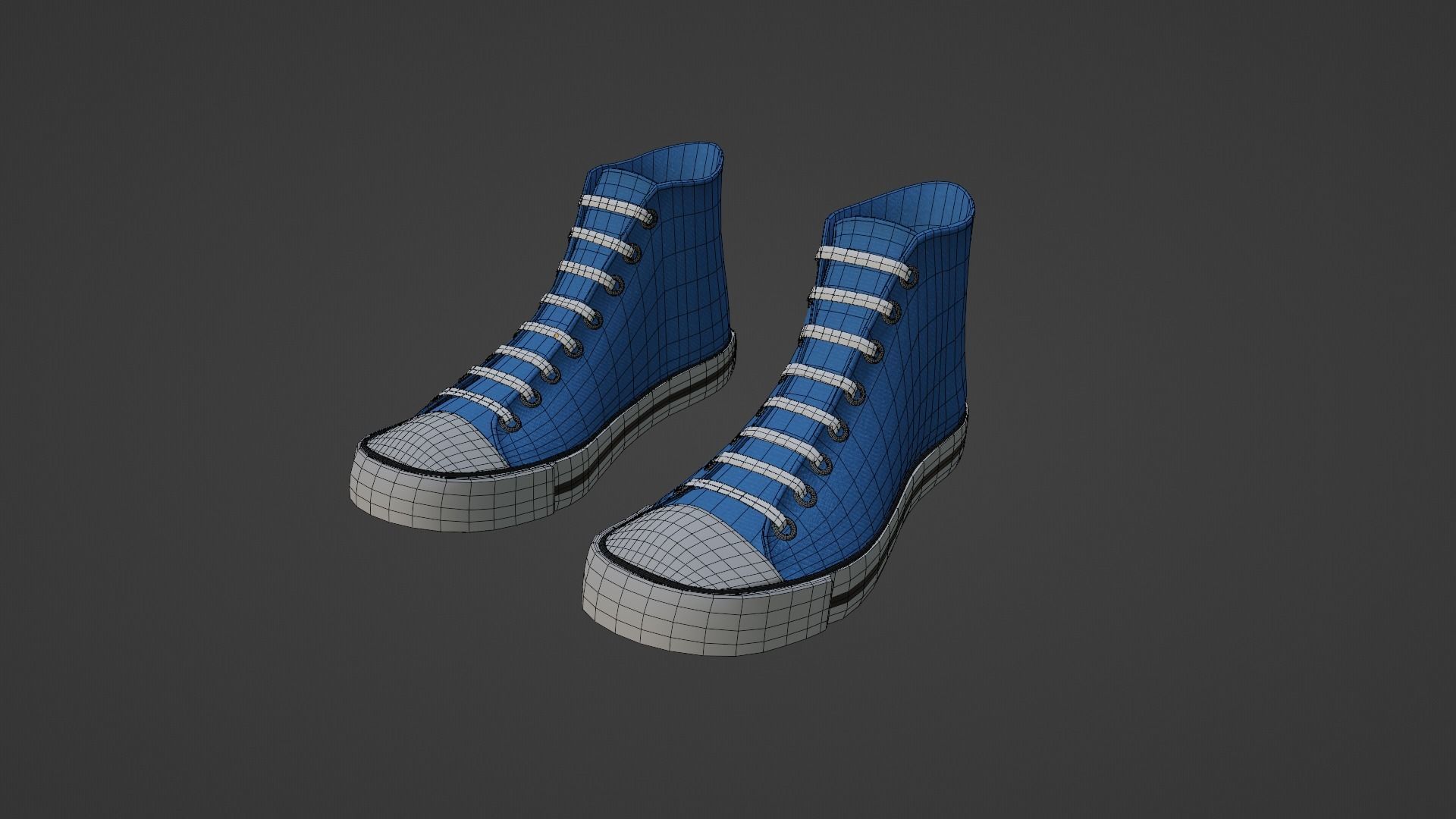3D model High Top Tennis Shoes VR / AR / low-poly | CGTrader