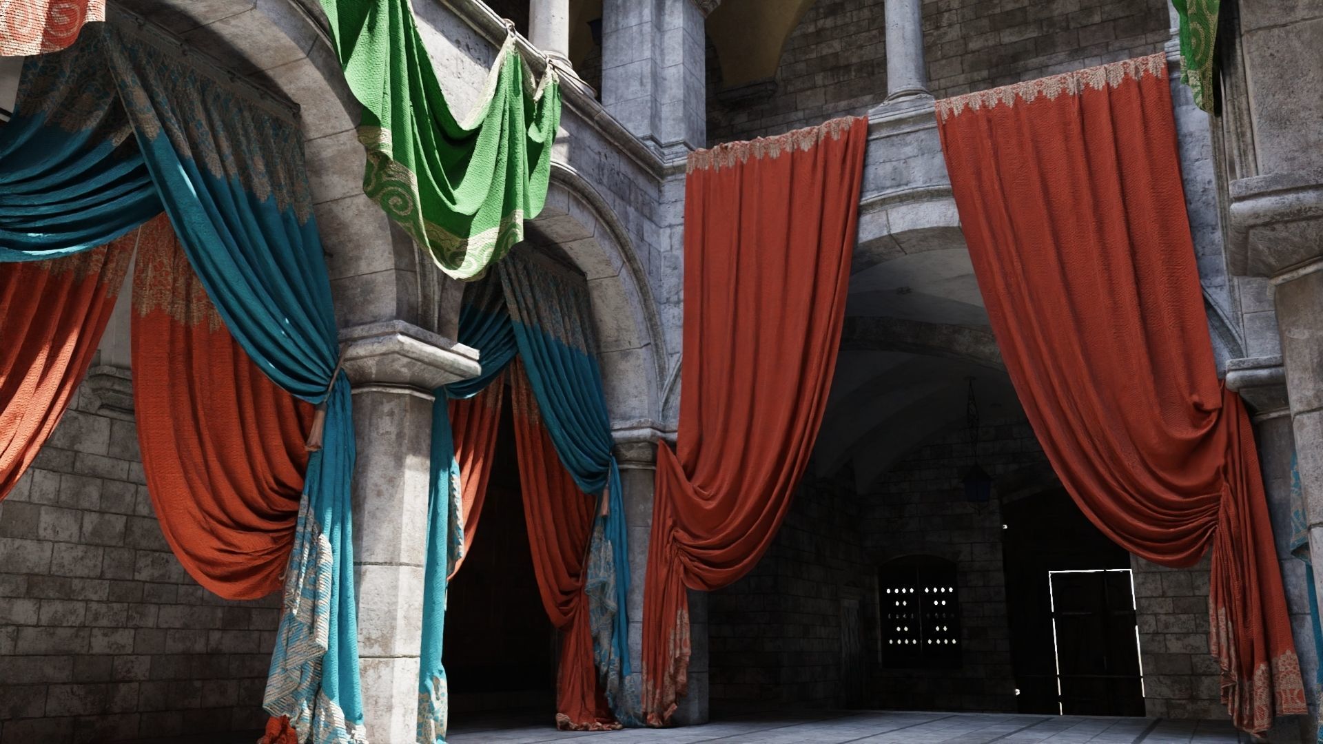 Sponza Atrium 2022 free 3D model | CGTrader