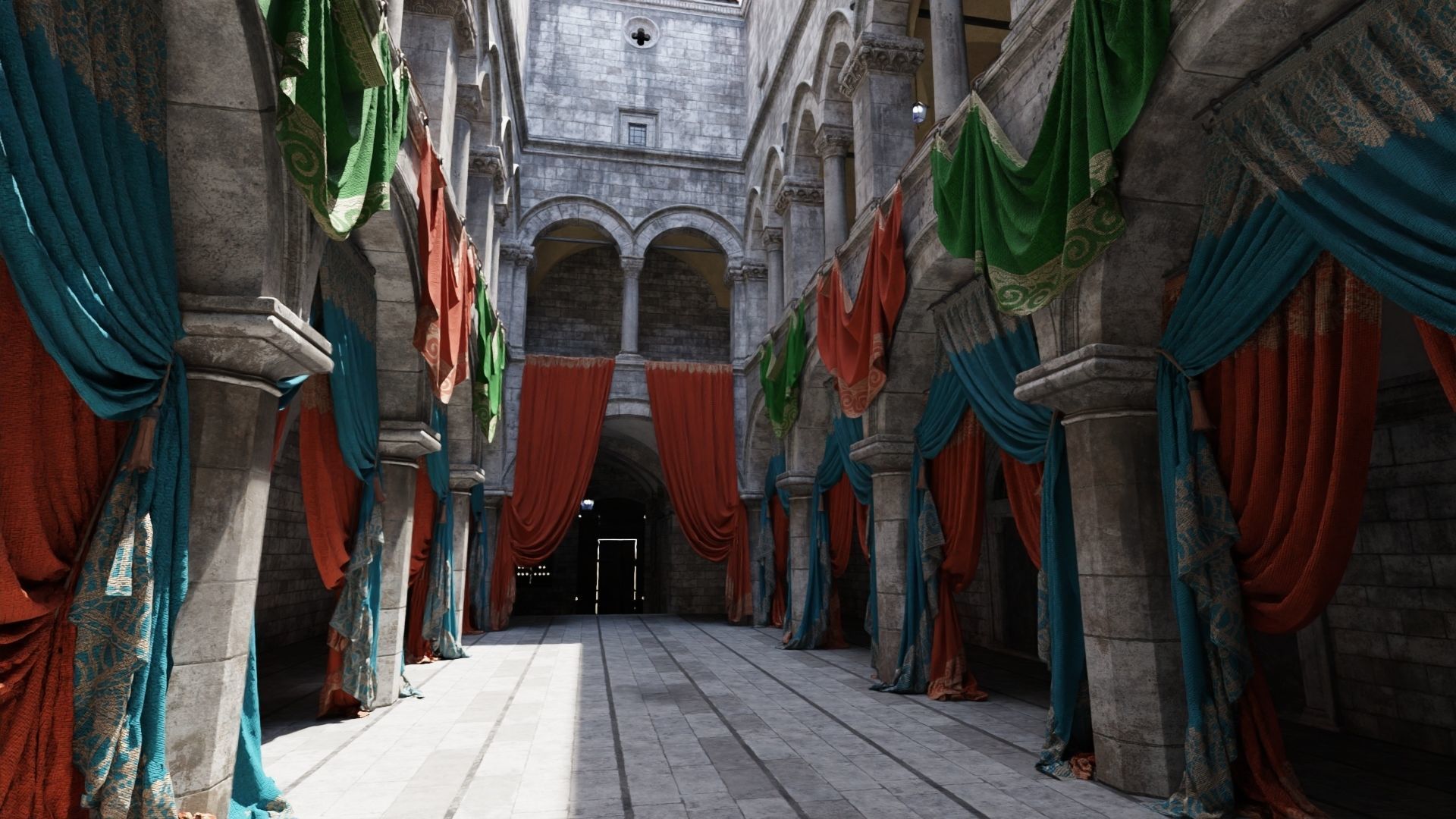 Sponza Atrium 2022 free 3D model | CGTrader